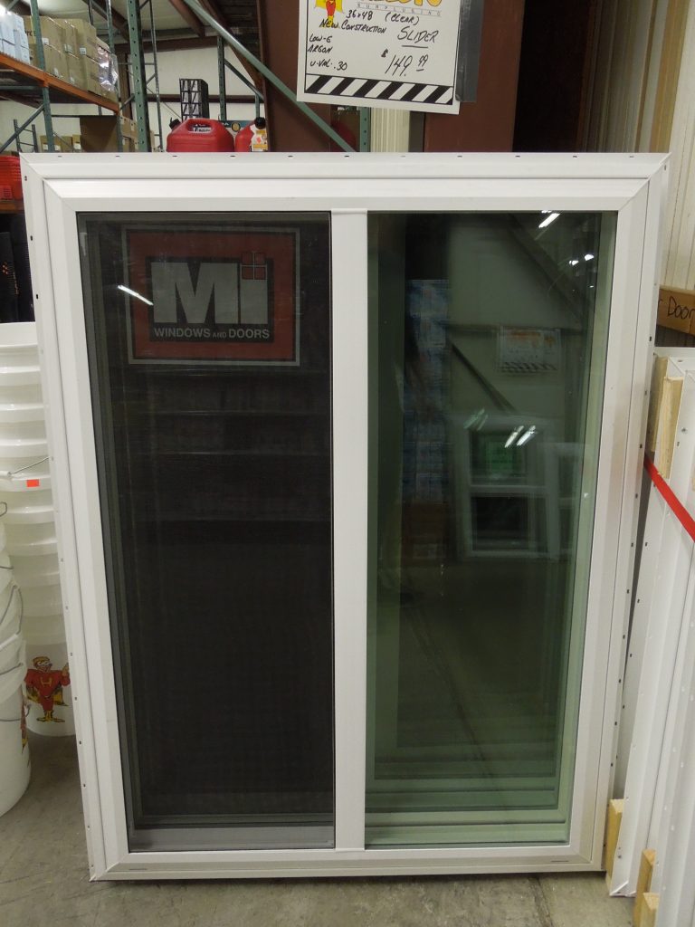 36" x 48" Metal Industry New Construction Slider Window | Heeby's ...