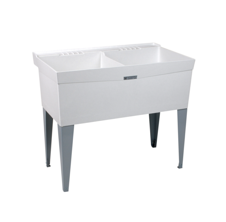 40" DURASTONE® UTILATWIN® Double Laundry Tub | Heeby's Surplus Inc.
